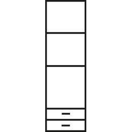 Kleiderschrank Priess, B:48cm H:193cm T:36cm, wei&szlig;, Holzwerkstoff, Schlafzimmer, Schr&auml;nke, "Schrank Garderobe W&auml;scheschrank Barcelona in 5 Breiten",