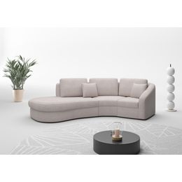 Sit & More Ecksofa SIT & MORE, B:266cm H:88cm T:230cm, beige, 100% Polyester, Wohnzimmer, Sofas, "Jazz L-Form", In weiteren Gr&ouml;&szlig;en erh&auml;ltlich