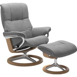 Relaxsessel stressless, B:79cm H:102cm T:73cm, grau, Leder BATICK: BATICK ist ein leicht korrigiertes, durchgef&auml;rbtes und genarbtes M&ouml;belleder, bei