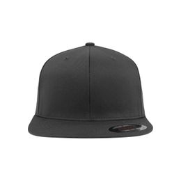 Flexfit Flex Cap "Flexfit Accessoires Flexfit Flat Visor"schwarzgrau, Gr. S, unifarben, 63% Polyester, 34% Baumwolle, 3% Elasthan, Caps