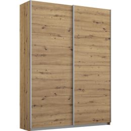 Schwebet&uuml;renschrank OTTO HOME, B:136cm H:197cm T:62cm, braun, Holzwerkstoff, Schr&auml;nke, "Kleiderschrank Schrank Garderobe Schlafzimmerschrank THANOS",