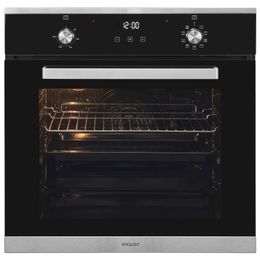 Exquisit Backofen "EBE76-9-H-020", B:59,5cm H:59,5cm T:56,7cm, silber, K&uuml;che, Back&ouml;fen, Pizzafunktion &ndash; ideal f&uuml;r Pizza, Focaccia und mehr