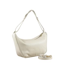 Damen Schultertasche "Madame", Collezione Alessandro, beige, Leder, Taschen, aus weichem Leder, Made in Italy