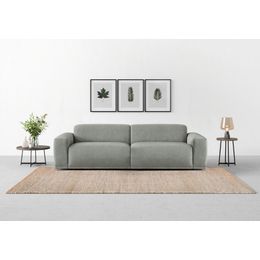 Big-Sofa Trendmanufaktur, B:254cm H:72cm T:107cm, grau, 100% Polyester, Sofas, "Braga, mit hochwertigem Kaltschaum, Megasofa, in Cord erh&auml;ltlich",