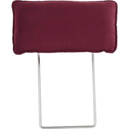Kopfst&uuml;tze Home Affaire, B:50cm H:25cm T:10cm, rot, 100% Polyester, Polsterauflagen, "Birkholm", passend zur Serie "Birkholm", B/T/H des Polsters: