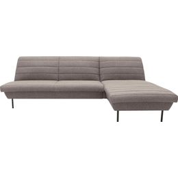 Ecksofa, B:274cm H:92cm T:168cm, beige, LOOKS by Wolfgang Joop, 70% Polyester (recycelt), 30% Polyester, Wohnzimmer, Sofas, "LOOKS IX L-Form",