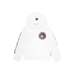 Philipp Plein Jungen Sweatshirt "Money"01, wei&szlig;, Gr. 6, Obermaterial: 5% Elasthan, 95% Baumwolle, Sweatshirts