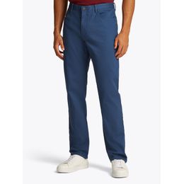 Tommy Hilfiger Herren 5-Pocket-Hose "DENTON 5PKT STRUCTURED", blau, Gr. 33, Web, Obermaterial: 98% Baumwolle, 2% Elasthan, Hosen