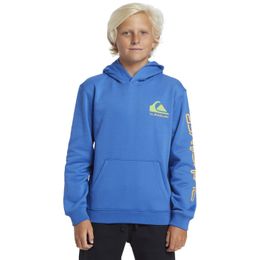 Quiksilver Jungen Hoodie "Logo"nebulas blau, Gr. 14, Obermaterial: 55% Walkfrottier, 45% Microfaser;, Sweatshirts