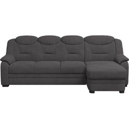 Ecksofa COTTA, B:257cm H:99cm T:162cm, grau, 100% Polyester, Wohnzimmer, Sofas, "Marcus L-Form", wahlweise mit Bettfunktion