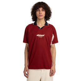 Element Herren Poloshirt "Soccer Game"pomegranate, Gr. XS, Obermaterial: 100% Microfaser;, Shirts