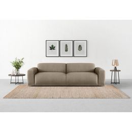 Big-Sofa Trendmanufaktur, B:254cm H:72cm T:107cm, braun, 100% Polyester, Sofas, "Braga, mit hochwertigem Kaltschaum, Megasofa, in Cord erh&auml;ltlich",