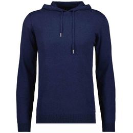 Ragman Herren Rundhalspullover, blau, Gr. XL, 95% Baumwolle 5% Cashmere, Pullover