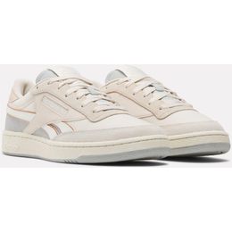 Reebok CLASSIC Damen Sneaker "CLUB C REVENGE", Gr. 36,5, grau, Leder, Synthetik, Textil, Schuhe
