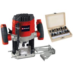 Einhell Oberfr&auml;se "TC-RO 1155 Kit", B:129mm H:207mm L:275mmwei&szlig;, neutral, Fr&auml;smaschinen, 1100 Watt, inkl. 15-tlg. Fr&auml;ser-Set