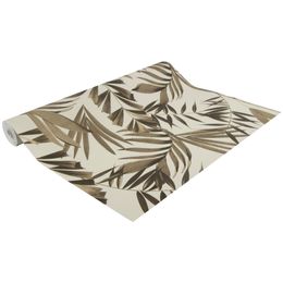 Vliestapete "Japan", B/L: 0,52m x 10m, Rollen: 1, grau, SUPERFRESCO EASY, Wohnzimmer, Tapeten, FSC zertifiziert, mit lebhaftem Druck, 10 Meter L&auml;nge