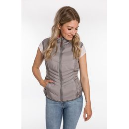 LPO Damen Steppweste "GREENLAND II VEST Women", grau, Gr. 36, 100% Polyester, Westen, zum Wenden