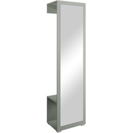 Garderobenschrank OTTO HOME, B:50cm H:190cm T:35cmsalbei, Flur, Schr&auml;nke, "Paris", moderne Garderobenschrank 190cm, mit Kleiderstange und Frontspiegel