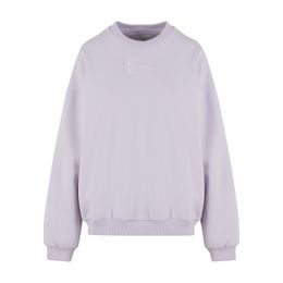 Karl Kani Damen Sweater "Karl Kani KK Small Signature Essential Os Crew"lila, Gr. XL, 65% Baumwolle, 35% Polyester, Sweatshirts