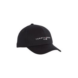 Tommy Hilfiger Herren Baseball Cap, schwarz, Basic, Baumwolle, Caps