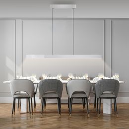NEUHAUS PURE LED Pendelleuchte "PURE Moto-Rise", 3, H: 35cm, 1 Stk., silber, Leuchten, e-LIFT Funktion, e-SLIDE Funktion, Fernbedienung