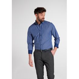 Eterna Herren Langarmhemd "MODERN FIT"hellblau, Gr. 43, Popeline, 100% Baumwolle, Hemden, NON IRON (b&uuml;gelfrei)