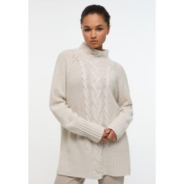 Eterna Damen Strickpullover, beige, Gr. XXL, 30% Kaschmir, 70% Wolle (Merino), Pullover