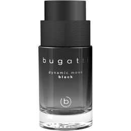 Bugatti Herren Eau de Toilette "Dynamic Move Black EdT 100ml", grau, Parf&uuml;ms, Orientalischer Herrenduft mit Feigenbl&auml;tter, Ingwer und Kaschmirholz.
