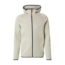 Puma Athletic Zip-Up Hoodie 'Evostripe' male Beige size S