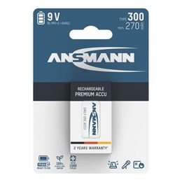 1 Ansmann maxE NiMH Akku 300 9V-Block 270 mAh 5035453