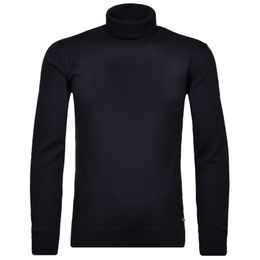 Ragman Herren Rollkragenpullover, blau, Gr. XXL, 100% Wolle, Pullover