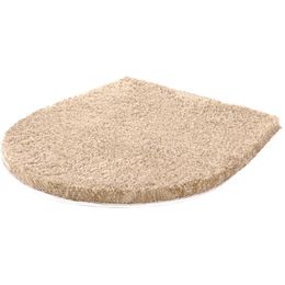 Badematte Grund, H:27mm, beige, Polyacryl, Badematten, "Melange", besonders dichter Flor