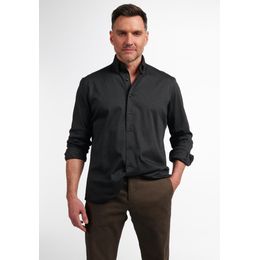 Eterna Herren Langarmhemd "COMFORT FIT"anthrazit, Gr. 40, Jersey, 100% Baumwolle, Hemden, EASY IRON (b&uuml;gelleicht)