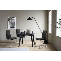 Polsterstuhl stressless, B:53cm H:92cm T:59cm, schwarz, Leder PALOMA: PALOMA ist ein durchgef&auml;rbtes Semianilin-M&ouml;belleder mit nat&uuml;rlicher Narbung.,