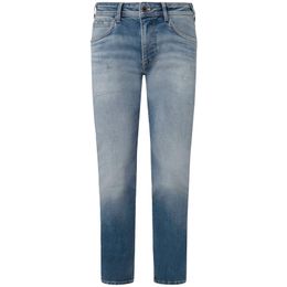 Pepe Jeans Damen Tapered-fit-Jeans "TAPERED JEANS", blau, Gr. 33, Denim/Jeans, Obermaterial: 95% Baumwolle, 4% Polyester, 1% Elasthan, Jeans