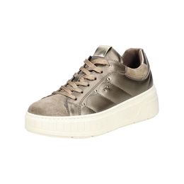 Nero Giardini Damen Sneaker "Nero Giardini Sneaker Leder/Textil", Gr. 41grau, braun, Leder, Textil, Schuhe
