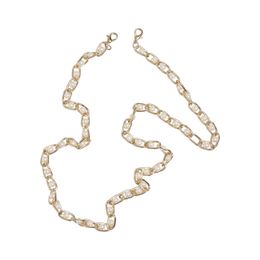 Urban Classics Damen Schmuckset "Urban Classics Unisex Multifunctional Chain With Pearls 2-Pack", onesize, gold, Eisen, Schmuck_Sets