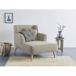 Loveseat Home Affaire, B:101cm H:99cm T:152cm, grau, Sessel, "Baggio Kuschel Mega Lounge Big Sessel"