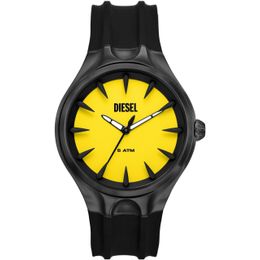 Diesel Damen Quarzuhr "STREAMLINE", schwarz, Armbanduhren, Armbanduhr, Herrenuhr, Silikonarmband
