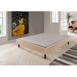 Bett wimex, H:46cm L:210cm, braun, Schlafzimmer, Betten, "Easy, gro&szlig;e Auswahl an Gr&ouml;&szlig;en und Farben, auch in Komforth&ouml;he", ohne Kopfteil, ideal unter