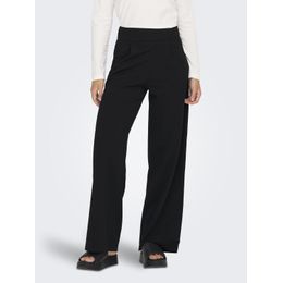 Jacqueline de Yong JDY Damen Anzughose "JDYGEGGO ONE PANT JRS NOOS", schwarz, Gr. XS, unifarben, Jersey, Obermaterial: 95% Polyester, 5% Elasthan, Hosen