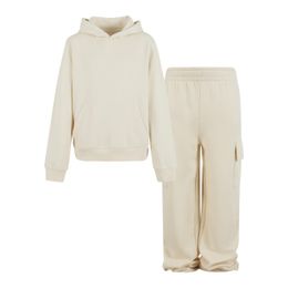 Urban Classics Jungen Trainingsanzug "Urban Classics Trainingsanzug Set - 2 Piece - oversize"sandwei&szlig;, sandwei&szlig;, Gr. 152, unifarben, 100% Baumwolle,