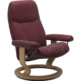 Relaxsessel stressless, B:85cm H:100cm T:77cm, rot, Leder BATICK: BATICK ist ein leicht korrigiertes, durchgef&auml;rbtes und genarbtes M&ouml;belleder, bei