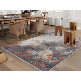 Teppich, B:160cm H:8mm L:230cm, bunt, Gallery M BRANDED BY MUSTERRING, Polyester, Wohnzimmer, Teppiche, "MODENA", Kurzflor, Wohnzimmer, Vintage