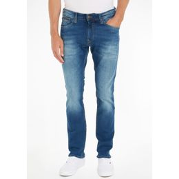 Tommy Jeans Damen Slim-fit-Jeans "SLIM SCANTON", blau, Gr. 30, Obermaterial: 99% Baumwolle, 1% Elasthan, Jeans