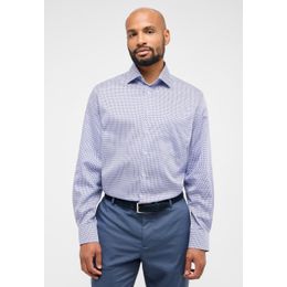Eterna Herren Langarmhemd "COMFORT FIT", blau, Gr. 45, Twill, 100% cotton, Hemden, NON IRON (b&uuml;gelfrei)