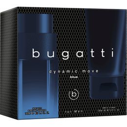 Bugatti Herren Eau de Toilette "Bugatti Dynamic Move Blue for him GP EdT 100ml + 200 ml SG", blau, Parf&uuml;ms, Herrenduft-Set mit aromatischer,