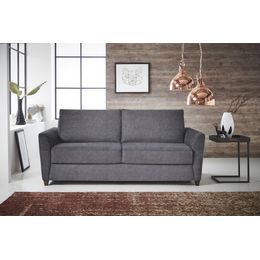 Schlafsofa Bali, B:195cm H:93cm T:103cm, grau, Wohnzimmer, Sofas, "Dallas, Dauerschl&auml;fer", in 140er und 160er Breite, inkl. Ergoflex-Unterfederung
