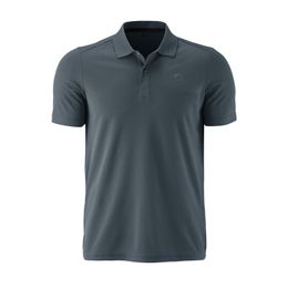 Gonso Herren Radtrikot "Essential Poloshirt M", grau, Gr. S, 100% Polyester, Trikots, Herren Fahrradtrikot kurzarm, elastisches und atmungsaktives