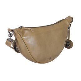 Harbour 2nd Damen Umh&auml;ngetasche "Smilla", gr&uuml;n, Leder, Taschen, Handtasche, Damen Schultertasche, mit abnehmbaren Schulterriemen